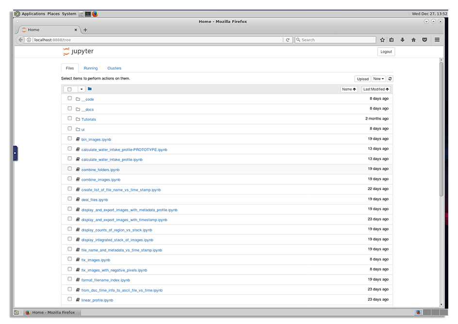 Start the python notebooks :: Documentation for Hugo Learn Theme