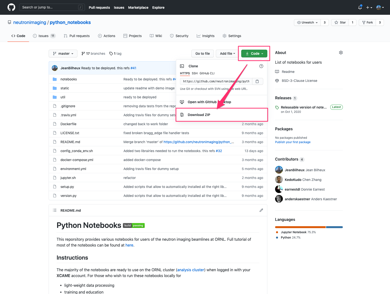 How to use the notebooks locally on your computer :: Documentation for Hugo Learn Theme