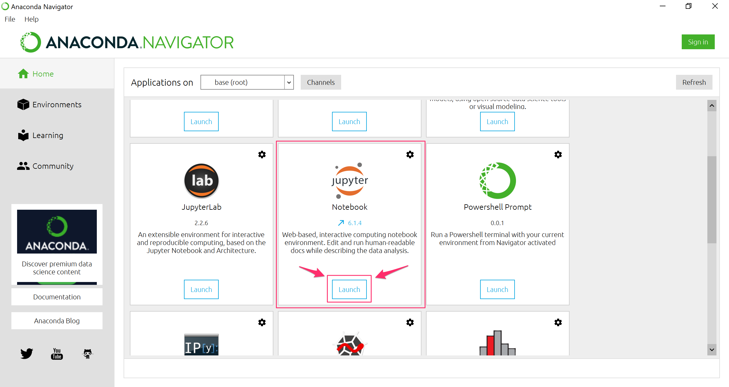 How to use the notebooks locally on your computer :: Documentation for Hugo Learn Theme
