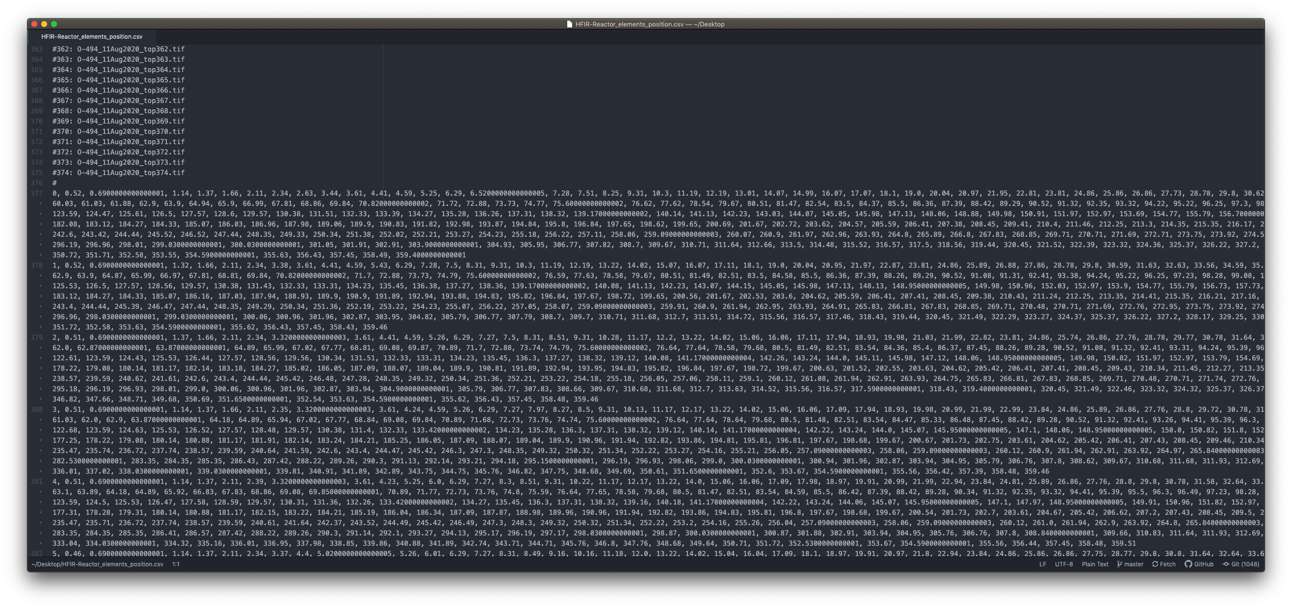 HFIR reactor elements analysis tool :: Documentation for Hugo Learn Theme