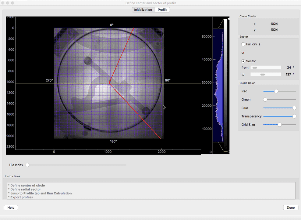 Radial Profile Documentation For Hugo Learn Theme