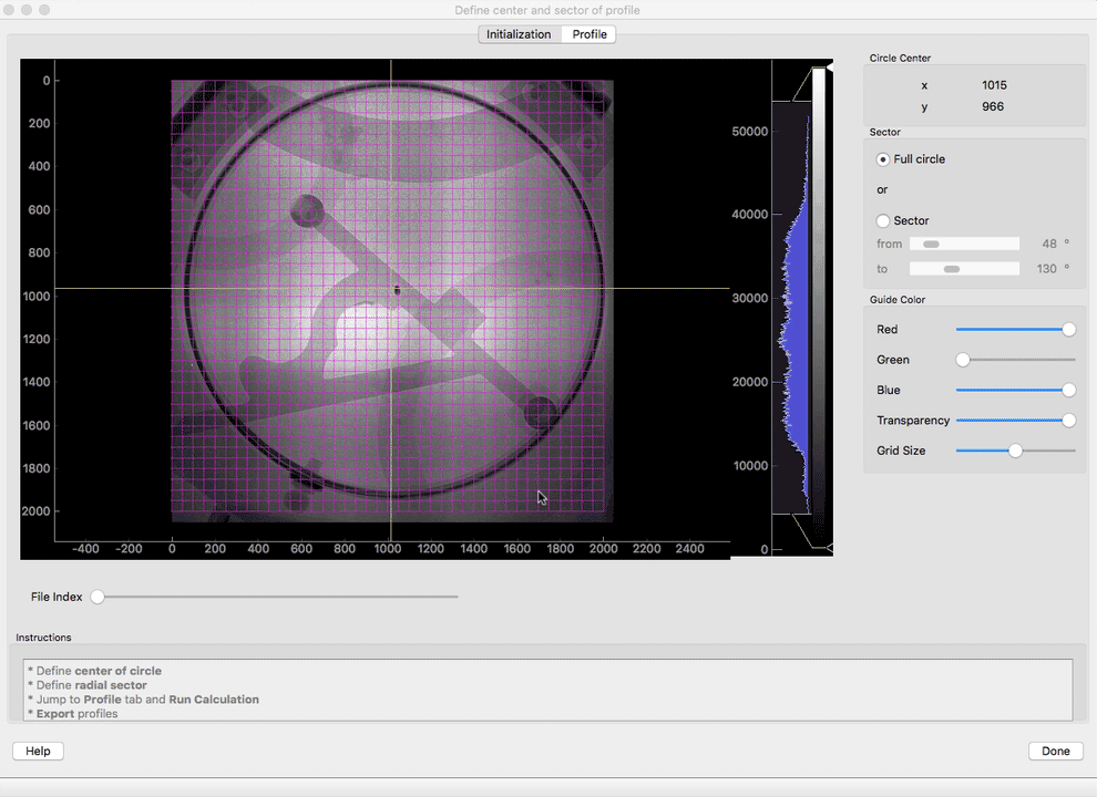Radial Profile Documentation For Hugo Learn Theme